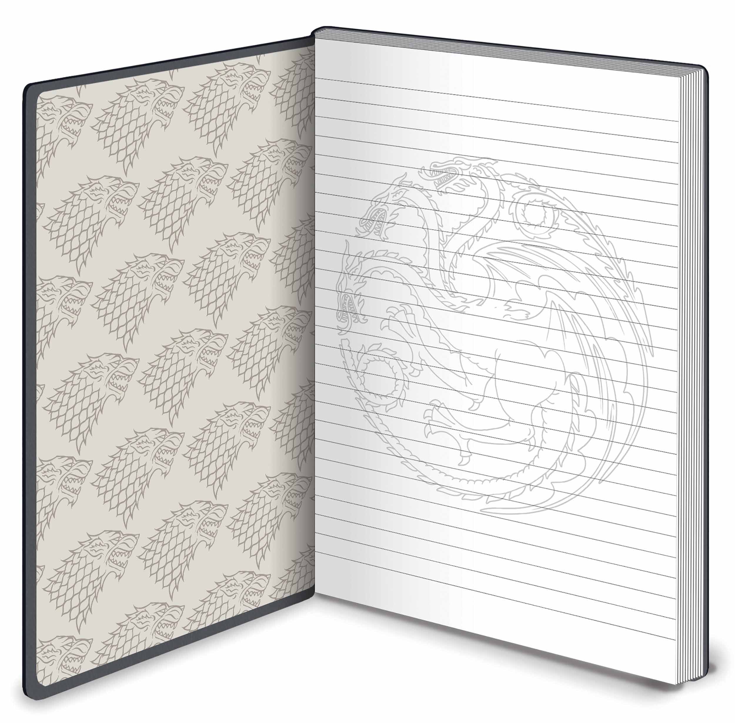 LIBRETA FLEXIBLE GOT «STARK AND TARGARYEN» – Mundo Comics