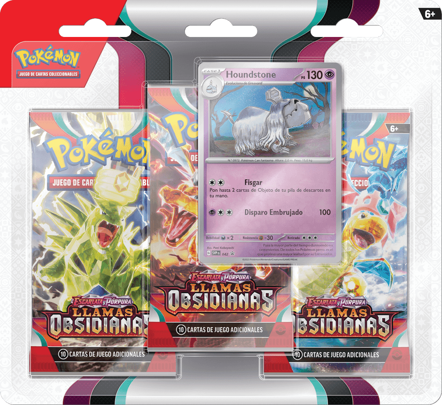 POKEMON : ESCARLATA & PURPURA OBSIDIAN FLAMES PACK BLISTER – Mundo Comics