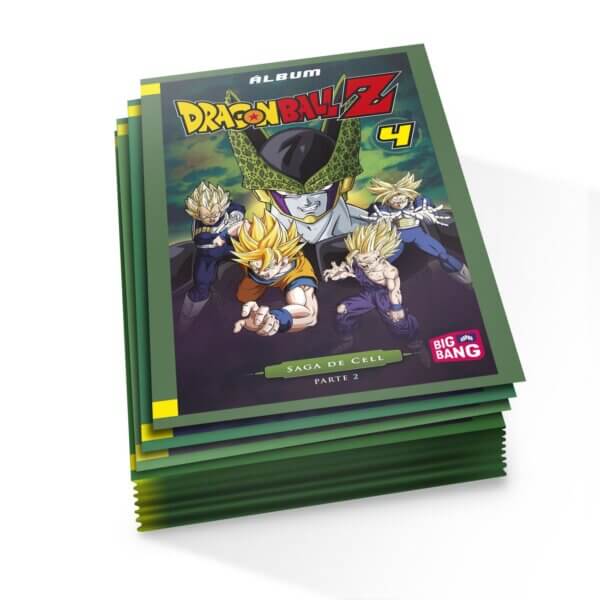 PACK ÁLBUM TAPA BLANDA + 25 SOBRES DRAGON BALL Z 4 – SAGA DE CELL ...